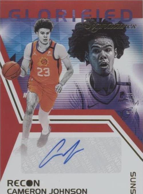 2020-21 Panini Recon - Glorified Signatures Cameron Johnson #GS-CMJ Red ...