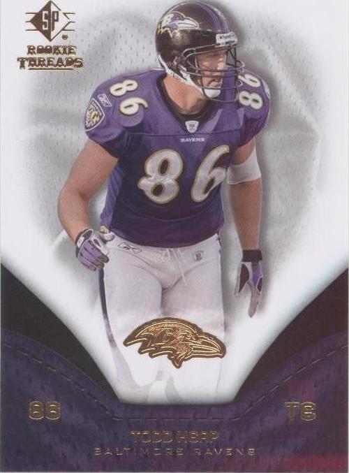 2008 SP Rookie Threads - #7 Todd Heap for sale online | eBay