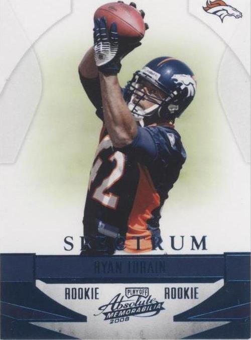 2008 Playoff Absolute Memorabilia - Spectrum Blue #233 Ryan Torain /250 ...