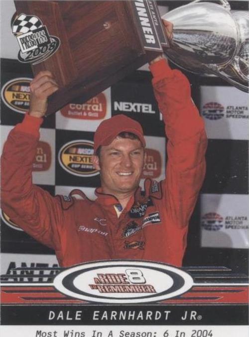 2008 Press Pass - A Ride to Remember Dale Earnhardt Jr. #100 for sale ...
