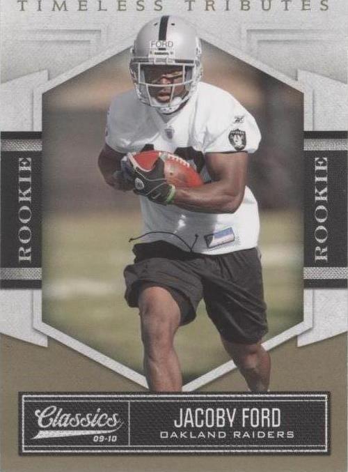 2010 Panini Classics - Rookie Timeless Tributes Gold #146 Jacoby Ford ...