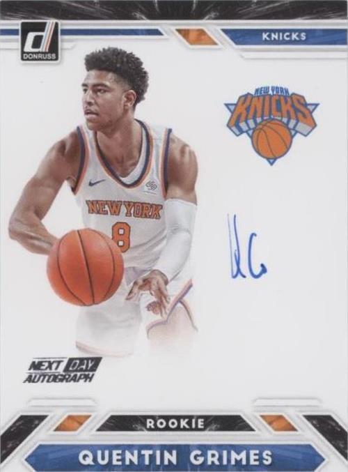 2021-22 Panini Donruss - Next Day Autographs Quentin Grimes #ND-QGR (AU ...