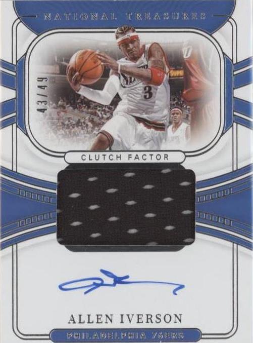 2021-22 Panini National Treasures - Clutch Factor Signatures Allen ...