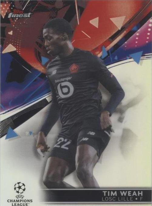 2021-22 Topps Finest UCL - Timothy Weah #18 Refractor for sale online ...