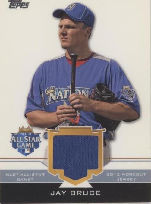 2012 Topps Update Series - All-Star Stitches #AS-JAB Jay Bruce (MEM ...