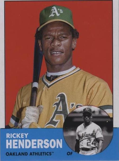 2022 Topps Archives - 1963 Background Replacement Variation Rickey ...