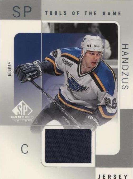 2000-01 SP Game Used Edition - Tools of the Game #MH Michal Handzus ...