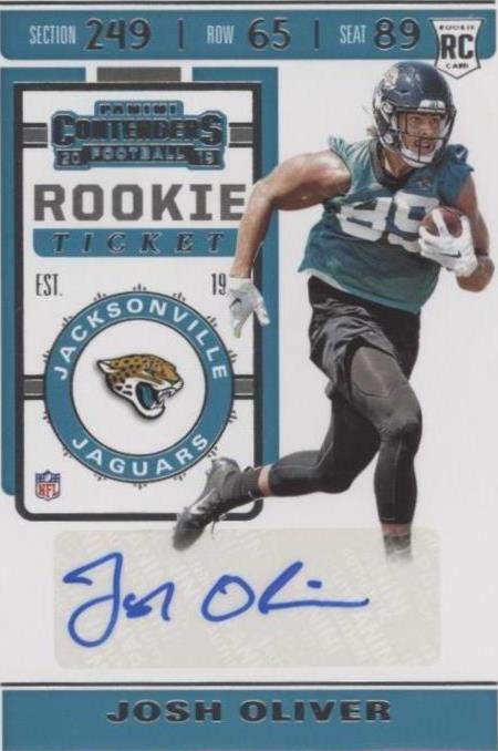 2019 Panini Contenders - Rookie Ticket #158 Josh Oliver (AU, RC) for ...