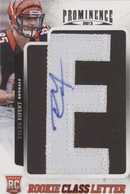 2013 Panini Prominence - Rookie Class Letter Signatures #194 Tyler ...