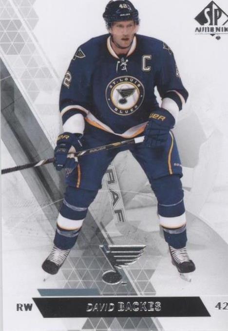 2013-14 SP Authentic - #7 David Backes for sale online | eBay