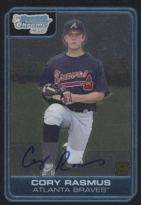 2006 Bowman Draft Picks & Prospects - Chrome Draft Picks Cory Rasmus # ...
