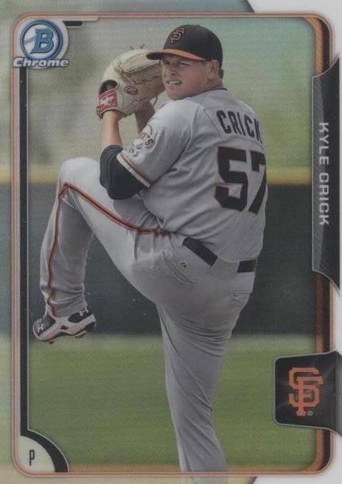 2015 Bowman Draft - Chrome Kyle Crick #90 Refractor (RC) for sale ...
