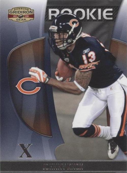 2009 Donruss Gridiron Gear - Rookie Johnny Knox #162 Silver Xs /250 (RC ...