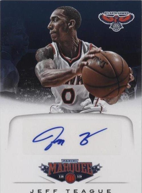 2012-13 Panini Marquee - Signatures Jeff Teague #11 (AU) for sale ...