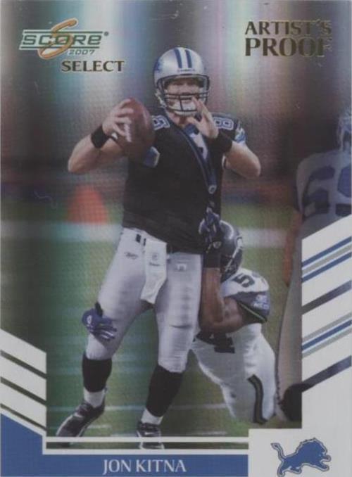 2007 Score Select - Artist's Proof #45 Jon Kitna /32 for sale online | eBay