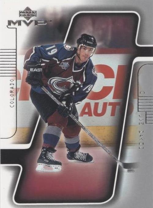 2001-02 Upper Deck MVP - Joe Sakic #43 for sale online | eBay
