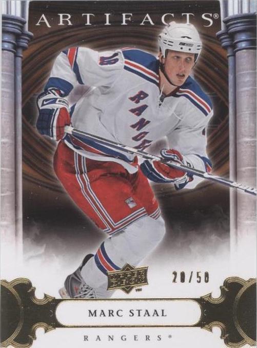 2009-10 Upper Deck Artifacts - Marc Staal #87 Gold /50 for sale online ...