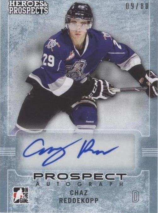2014-15 In the Game Heroes and Prospects - Prospect Autographs Blue #14 ...