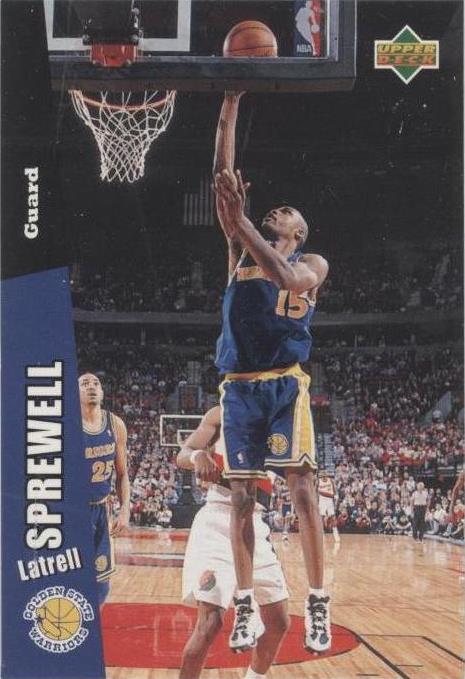 1996-97 Upper Deck Folz Vending Machine Minis - #15 Latrell Sprewell ...