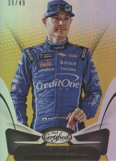 2018 Panini Certified - Kyle Larson #77 Gold /49 for sale online | eBay