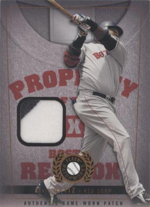 2005 Fleer Patchworks - Property Of Patches #PO-DO David Ortiz /99 (MEM ...