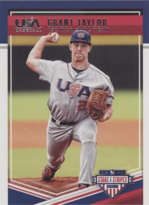 2018 Panini USA Baseball Stars & Stripes - Grant Taylor #55 (RC) for ...