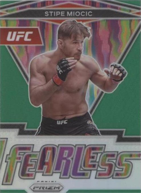 2022 Panini Prizm UFC - Fearless Stipe Miocic #8 Green Prizm for sale ...