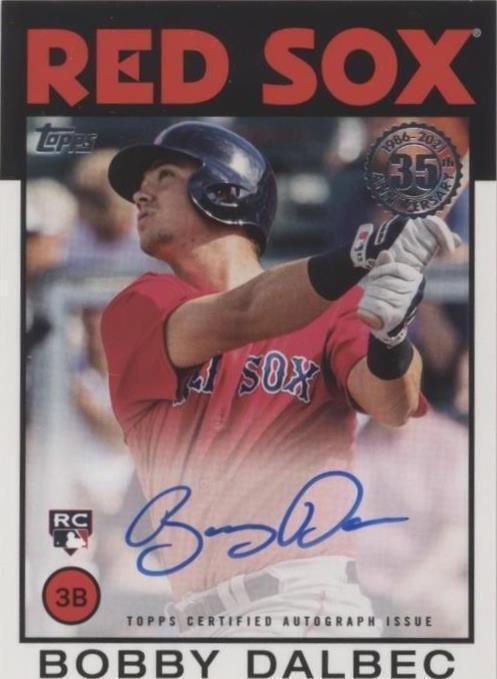2021 Topps - 1986 Topps Baseball Autographs Bobby Dalbec #86A-BD (AU ...
