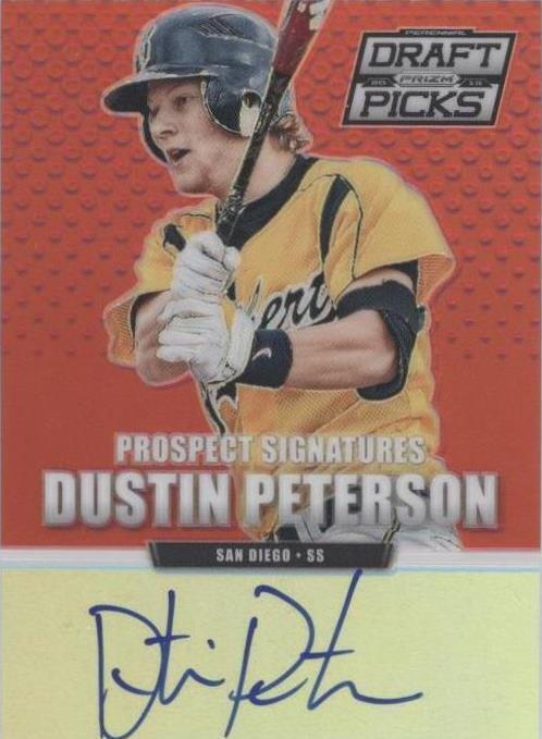 2013 Panini Prizm Perennial Draft Picks - Prospect Signatures Dustin ...