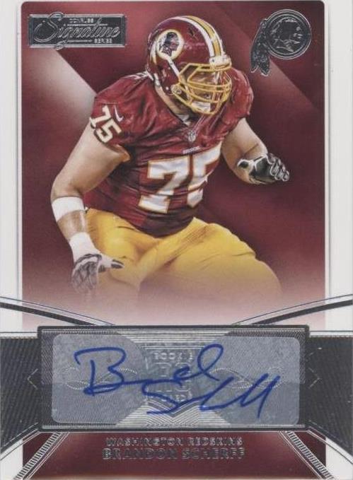 2015 Panini Donruss Signature Series - Rookies #453 Brandon Scherff (AU ...