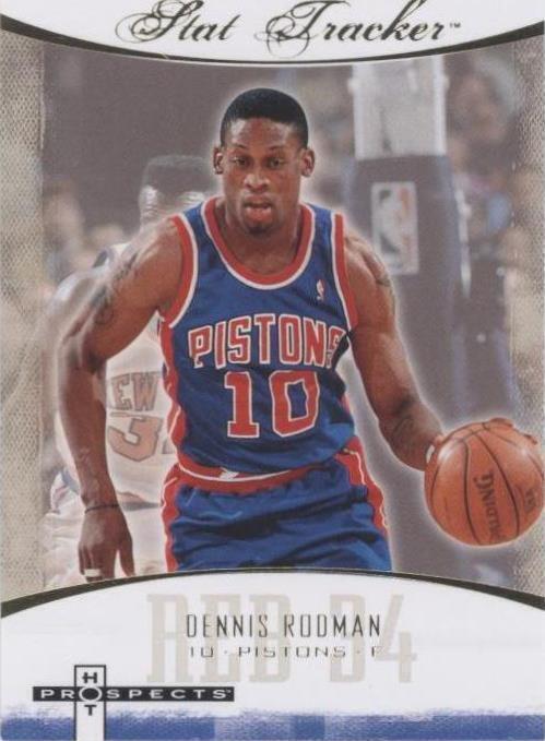 2007-08 Fleer Hot Prospects - Stat Tracker Dennis Rodman #ST-14 for ...