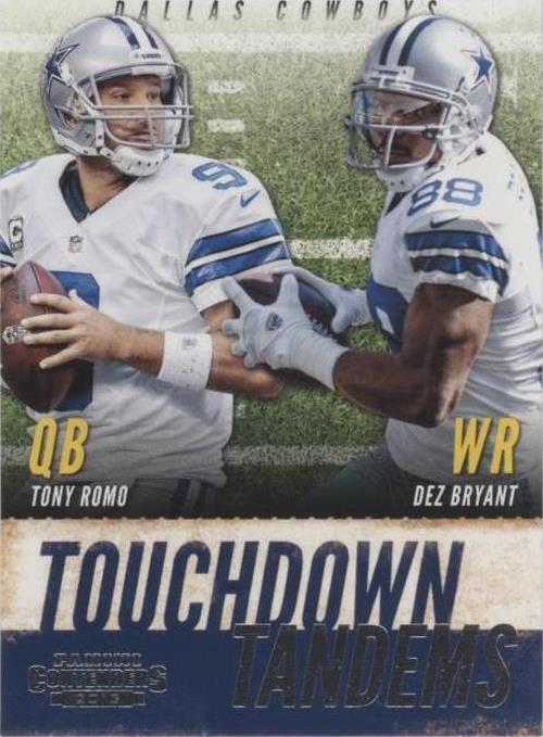 2013 Panini Contenders - Touchdown Tandems Tony Romo, Dez Bryant #3 for ...