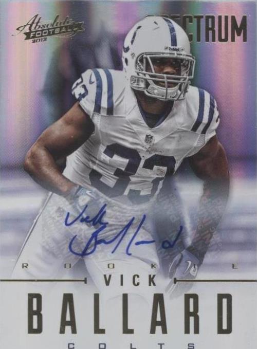 2012 Panini Absolute - Rookies Spectrum Gold Autographs #193 Vick ...