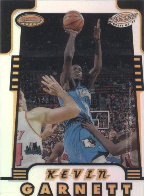 1996-97 Bowman's Best - Honor Roll Kevin Garnett, Jerry Stackhouse # ...