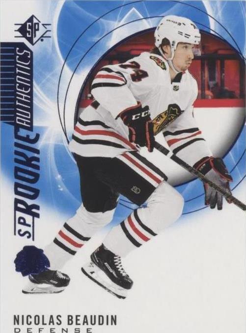 2020-21 SP Retail - Rookie Authentics Nicolas Beaudin #133 Blue (RC ...