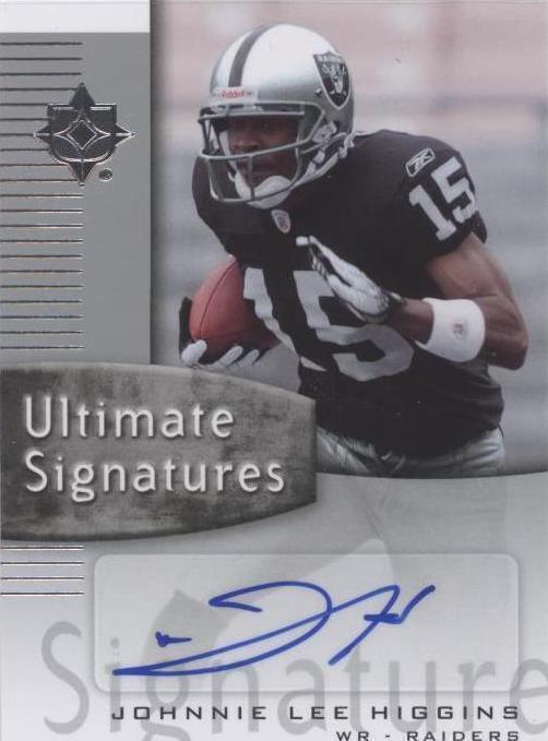 2007 Ultimate Collection - Ultimate Signatures Johnnie Lee Higgins #US ...