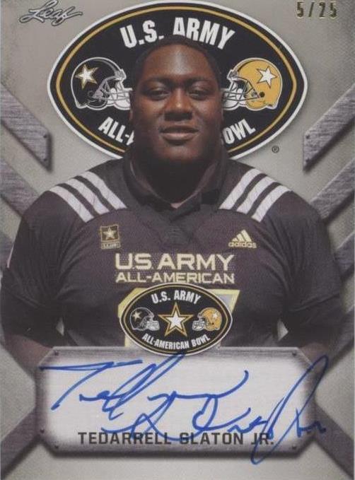 2017 Leaf Metal U.S. Army All-American Bowl - Tour Autographs Tedarrell ...