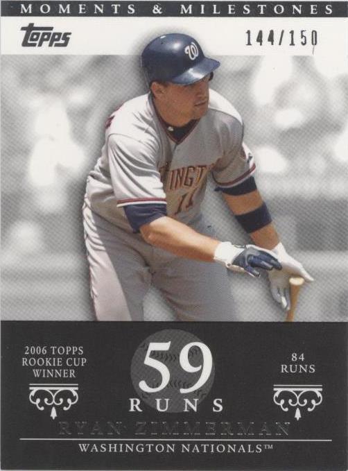 2007 Topps Moments & Milestones - 2006 Topps Rookie Cup Winner - 84 ...