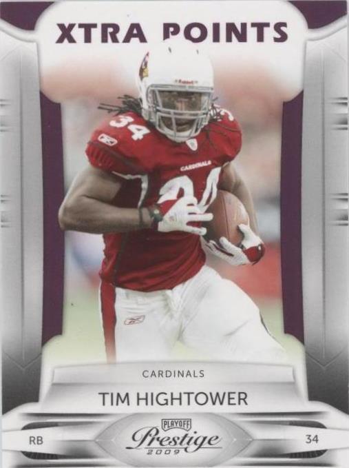 2009 Playoff Prestige - Xtra Points Purple #4 Tim Hightower /50 for ...