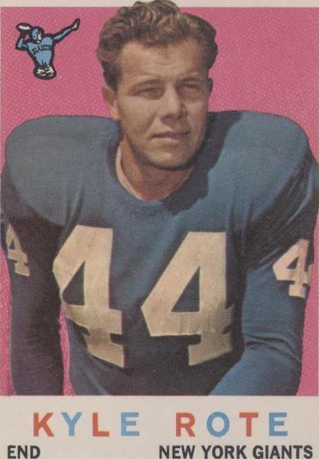 1959 Topps - Kyle Rote #7 for sale online | eBay