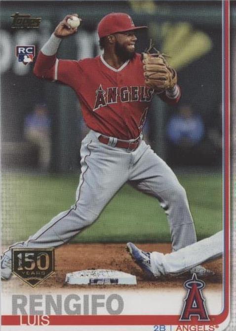 2019 Topps Update Series - Luis Rengifo #US105 150th Anniversary (RC ...