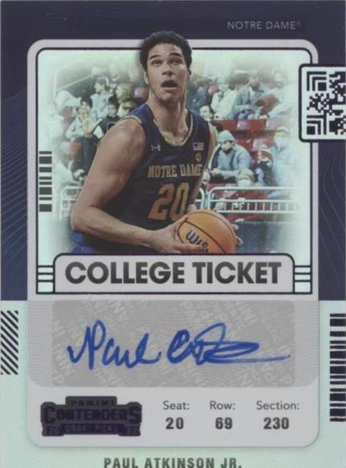 2022-23 Panini Chronicles Draft Picks - Contenders College Ticket ...