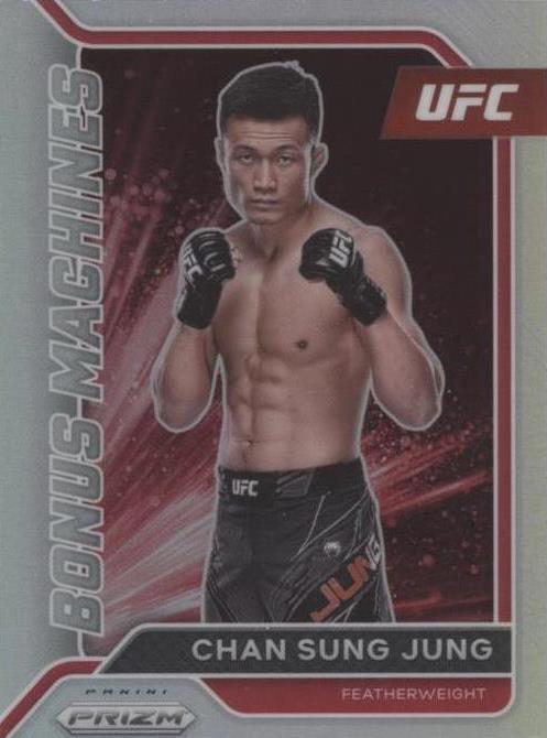 2022 Panini Prizm UFC - Bonus Machines Chan Sung Jung #6 Silver Prizm ...