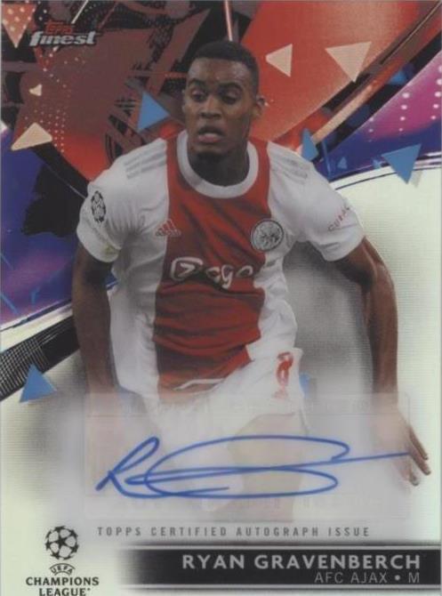 2021-22 Topps Finest UCL - Autographs Ryan Gravenberch #BA-RG (AU) for ...