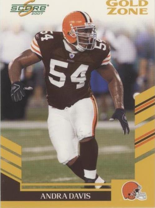 2007 Score - Andra Davis #202 Gold Zone /600 for sale online | eBay