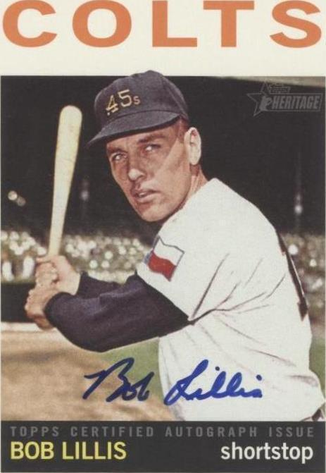 2013 Topps Heritage - Real One Autographs Bob Lillis #ROA-BL (AU) for ...