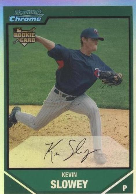 2007 Bowman Draft Picks & Prospects - Chrome Kevin Slowey #BDP51 ...