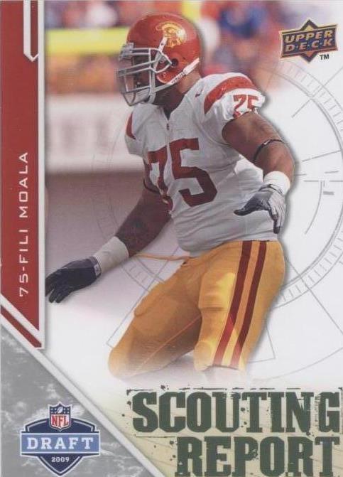 2009 Upper Deck Draft Edition - Scouting Report #223 Fili Moala (RC ...