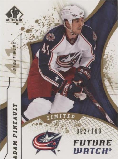 2008-09 SP Authentic - Future Watch Limited #215 Adam Pineault /100 (RC ...