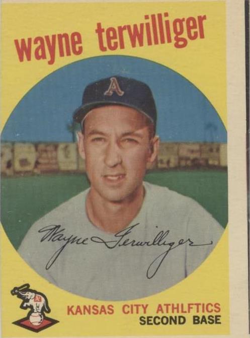 1959 Topps - Athfltics on Front #496 Wayne Terwilliger for sale online ...